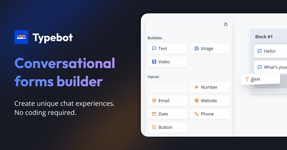 Meus typebots | Typebot